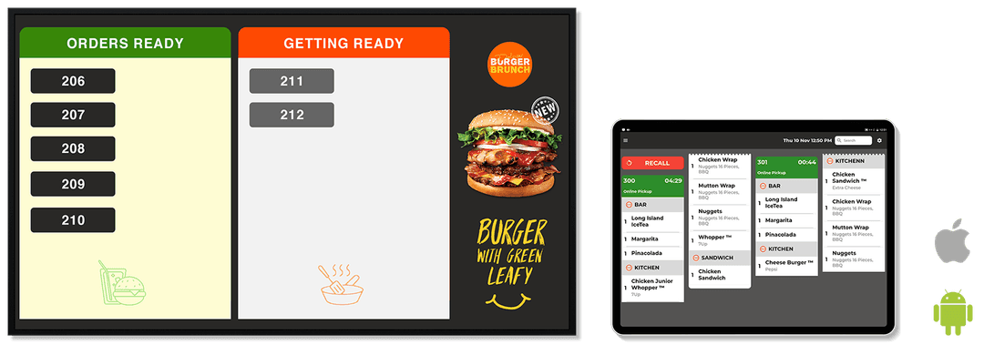 Order Ready Boards & Order Announcement System | XPR POS